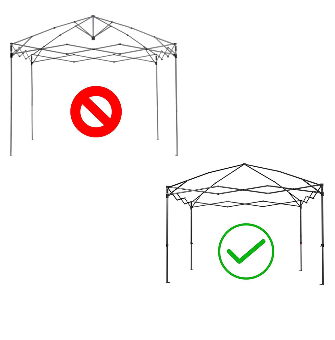 Replacement Parts for Quik Shade Expedition 10 'x 10' Straight Leg ...